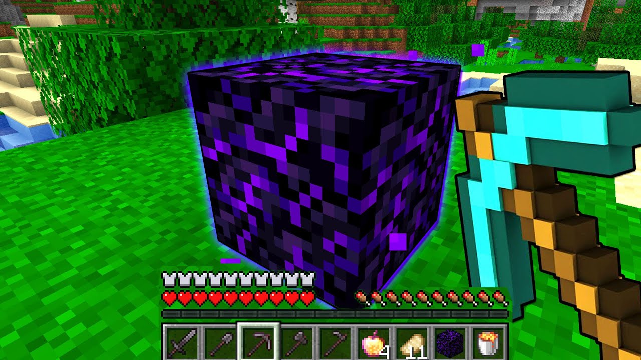 Blocco Di Ossidiana Di Minecraft