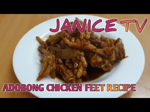 HOW TO COOK CHICKEN FEET ADOBO / PAA NG MANOK / ADIDAS - YouTube