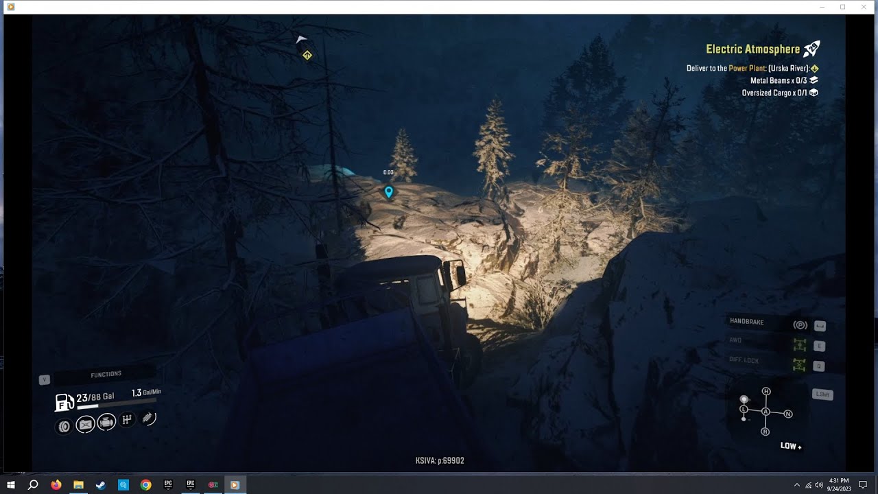 Snow Runner - Urska River Electric Atmosphere (oversized cargo) part 1 ...