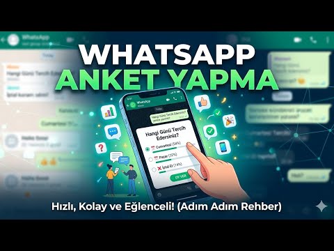 Whatsapp Anket Yapma - Whatsapp Oylama Yapma