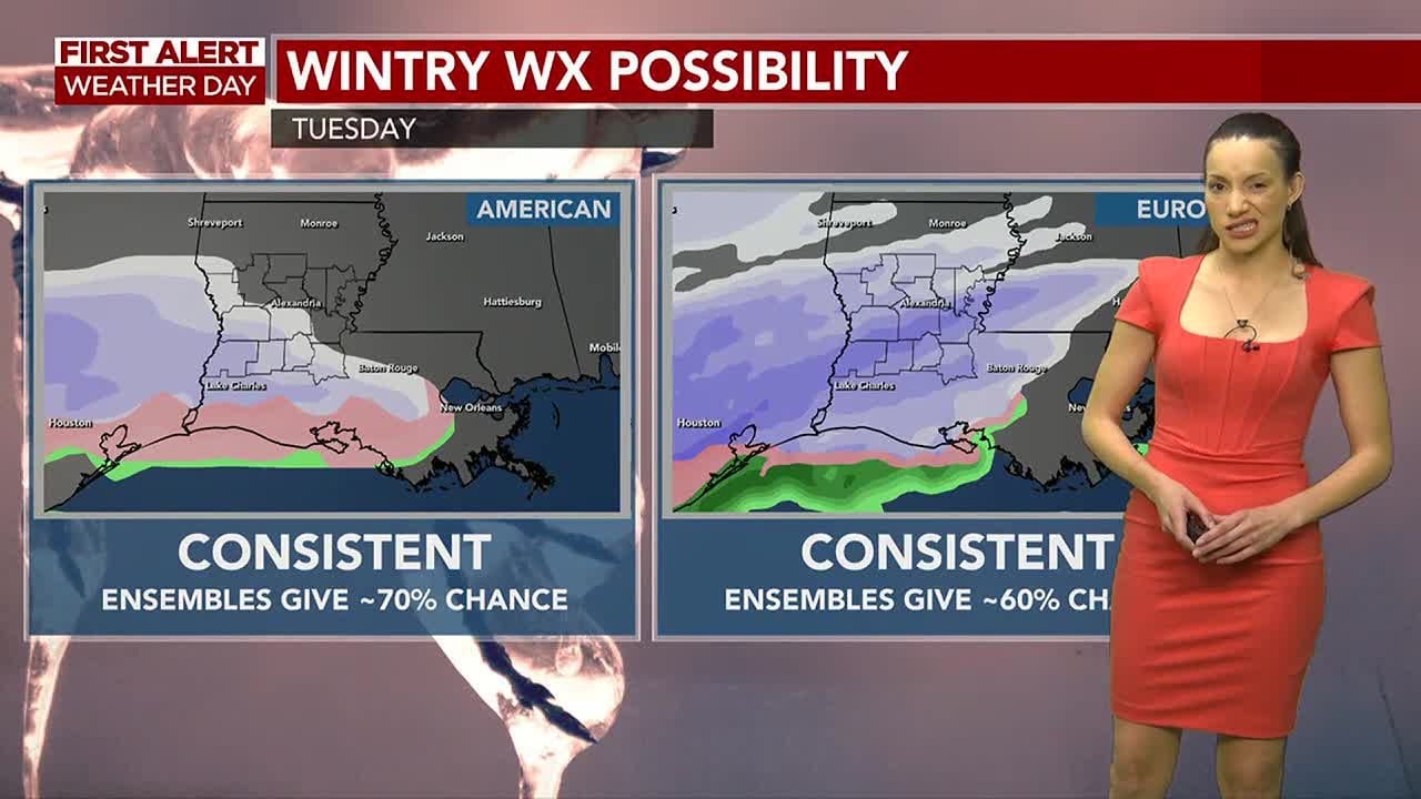Snow potential in Louisiana? Check out Aiora Rivas' latest forecast to ...