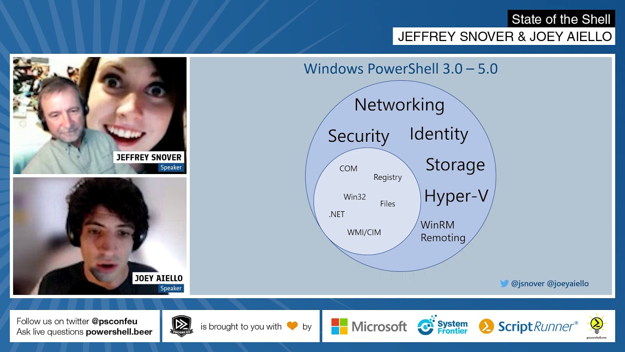State of the Shell - PSCONFEU 2020 - Keynote from Jeffrey Snover and Joey Aiello - YouTube