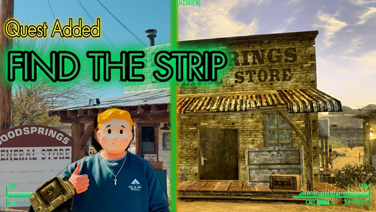 I Went To New Vegas In Real Life - Goodsprings to The Strip - YouTube