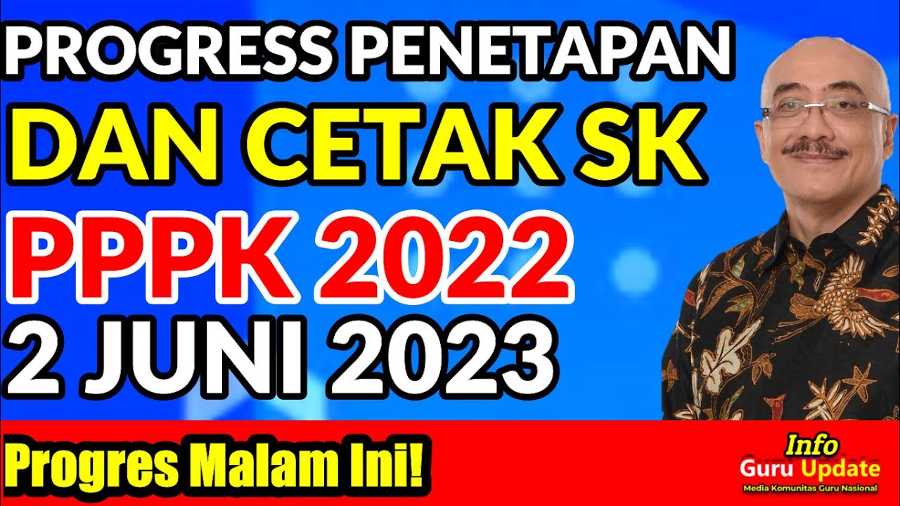 CEK!! PROGRES PENETAPAN NIP3K PPPK 2023 PER 2 JUNI 2023 - YouTube