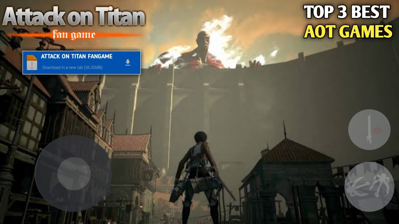 Top 3 Best Attack On Titan FanGame Android | Attack On Titan Fangame ...