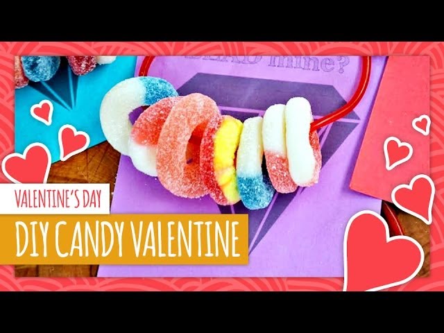 Valentine Candy Necklace Craft Easy Valentine Paper Necklace | What