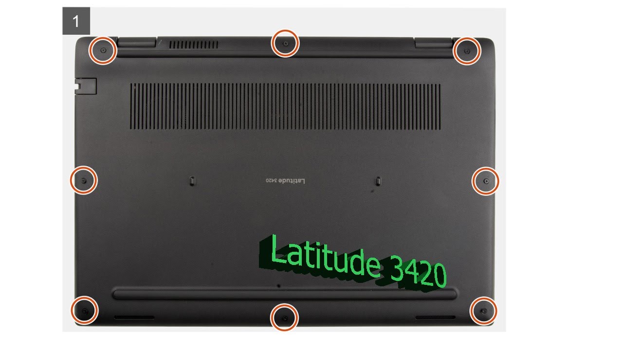 Dell Latitude 3420 - Disassembly and fan cleaning -Laptop repair - YouTube