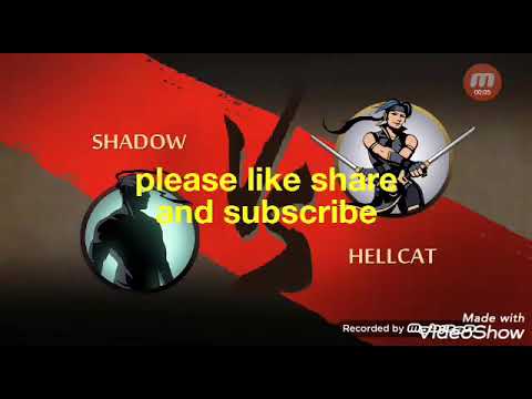 Shadow fight 2 Shadow vs hellcat - YouTube