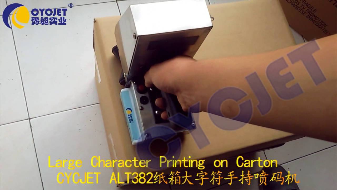 CYCJET Hand Jet Printer/Handheld Inkjet Printer/Mobile Printer/Handjet ...