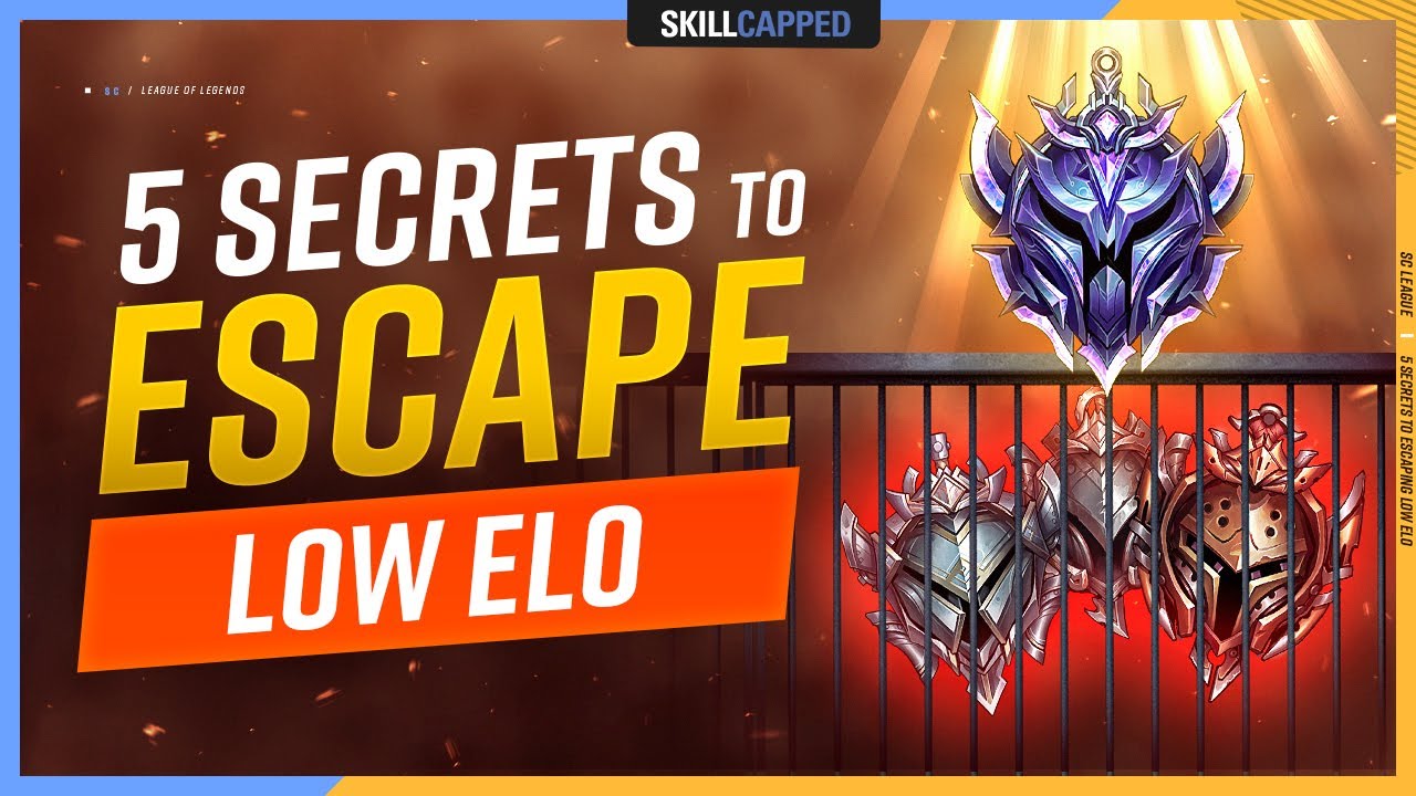 The 5 SECRETS to ESCAPING LOW ELO - League of Legends - YouTube