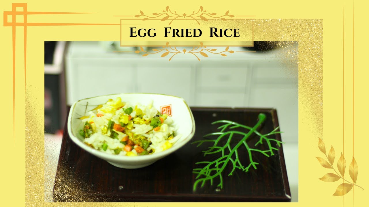 Egg Fried Rice | Mini Real Food | ASMR Miniature Cooking - YouTube