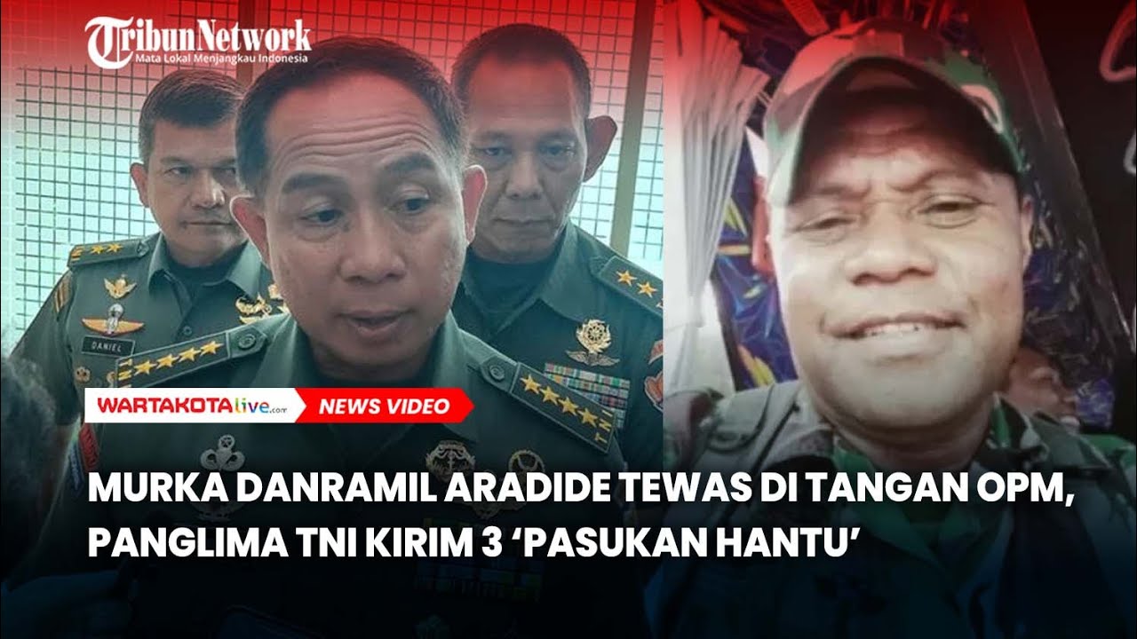 Murka! Panglima TNI Kirim Pasukan 'Hantu' 3 Matra TNI Buru OPM yang ...