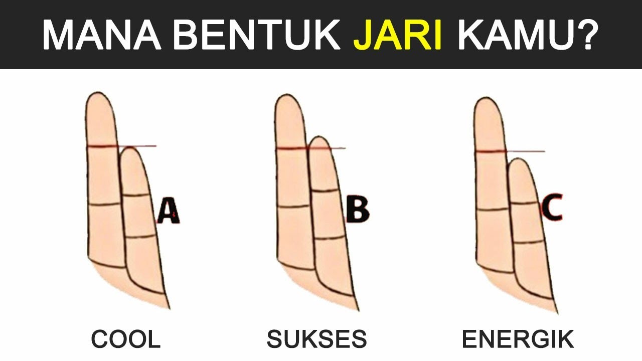 Menebak kepribadian berdasarkan ukuran jari manis dan kelingking kamu ...