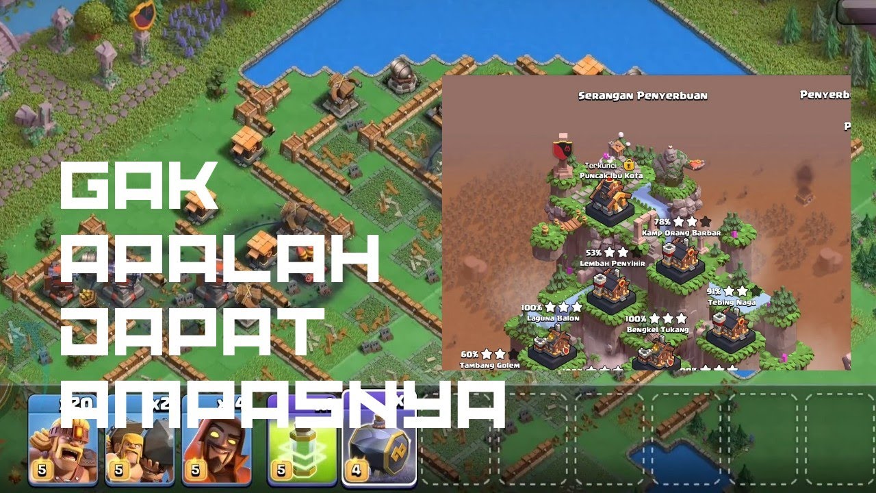 Gak Apalah Dapat Ampas Nya Penting Bisa Sampai Clear - Clash of Clans ...