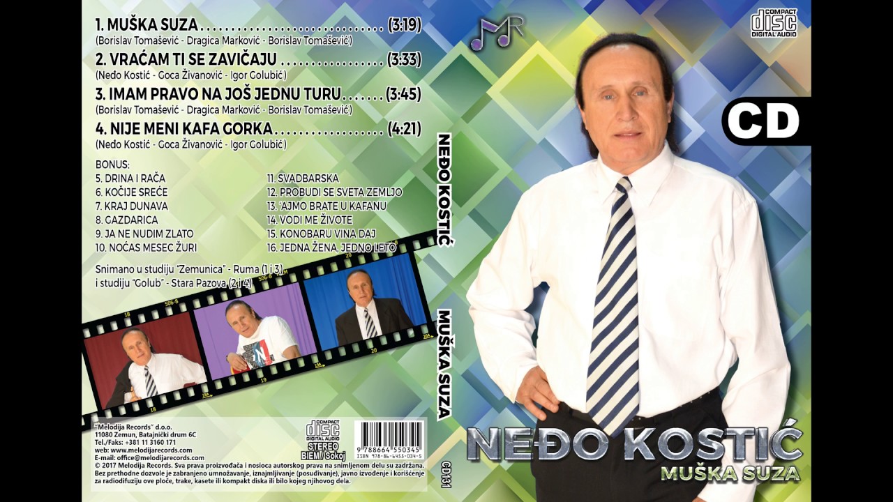 Nedjo Kostic - Muska suza (Audio 2017) - YouTube
