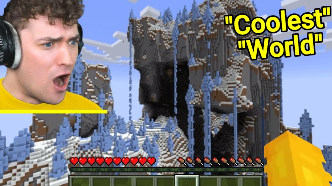 Crainer Found The COOLEST Minecraft World - YouTube
