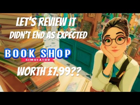 Book Shop Simulator Ps5 , Let's Review It. Didn't End as Expected
