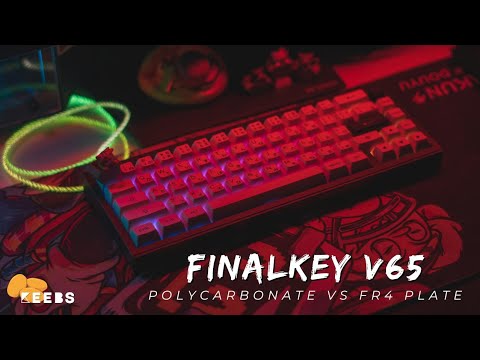 Finalkey V65 R2 Keyboard | PC and FR4 Plates Comparison | Finalkey ...