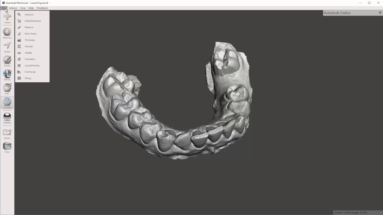 Video 3 of 5: MeshMixer Dental Model Exporting - YouTube