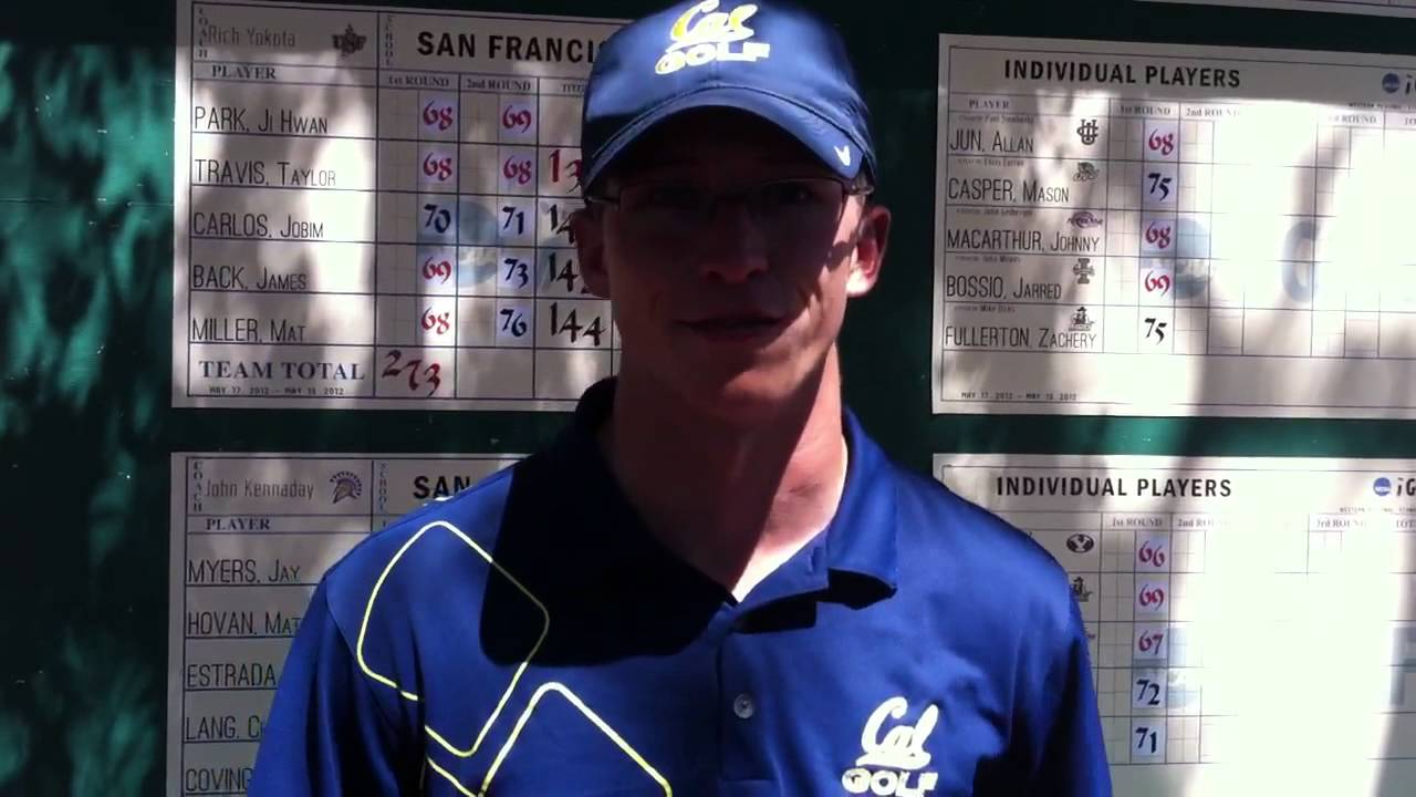 Cal Men's Golf: Brandon Hagy, NCAA Stanford Post-Match Interview - YouTube