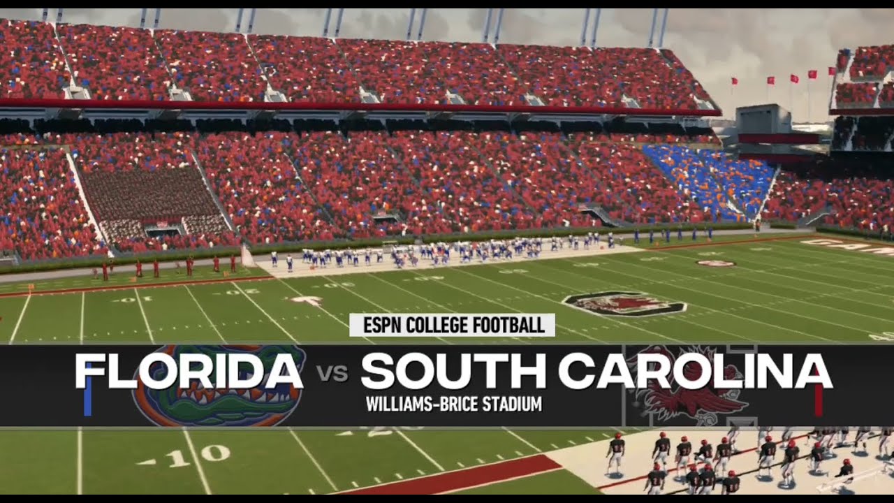 Florida at South Carolina — 10/14/2023 — NCAA 14 Simulation with CFB ...