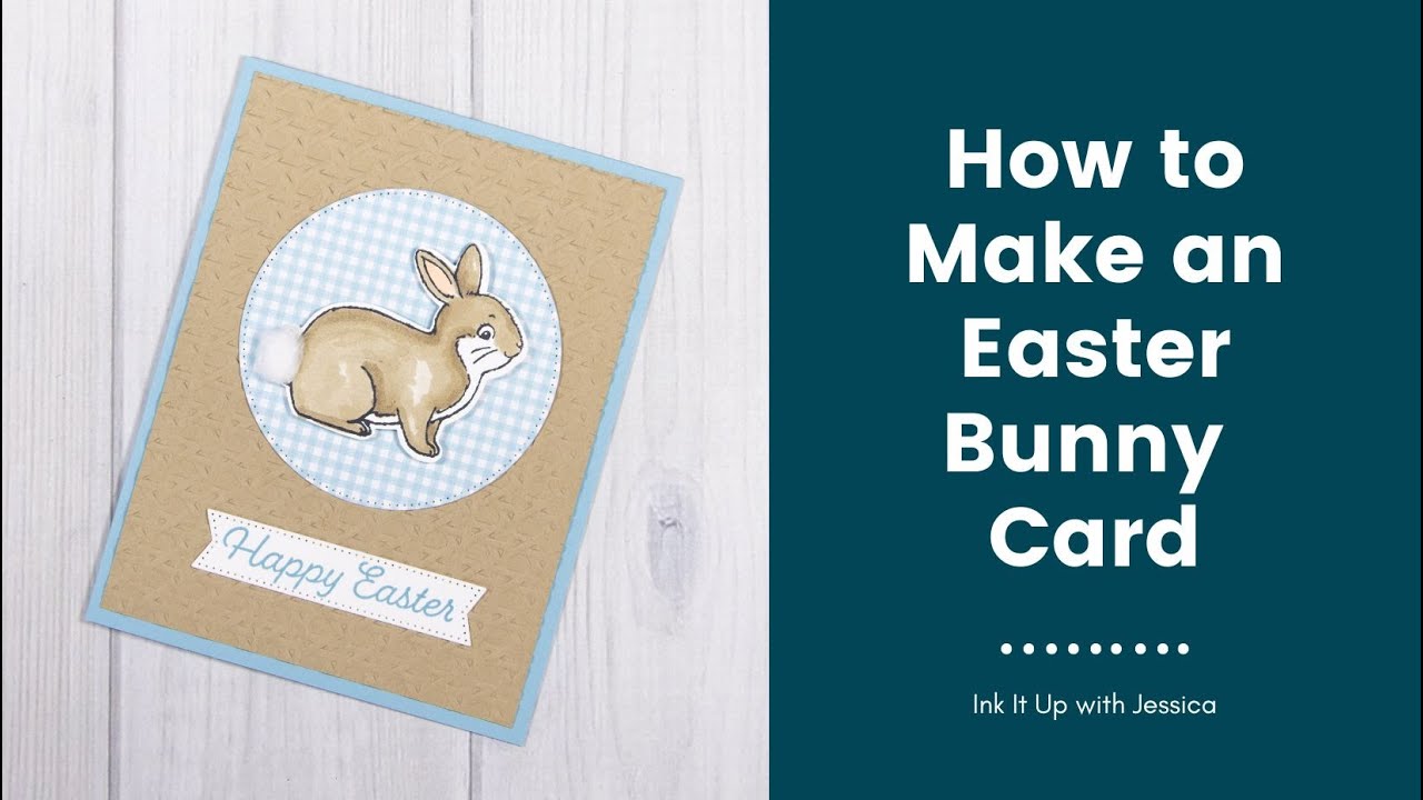 How to Make an Easter Bunny Card - YouTube