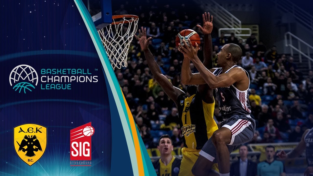 AEK v SIG Strasbourg - Highlights - Basketball Champions League - YouTube