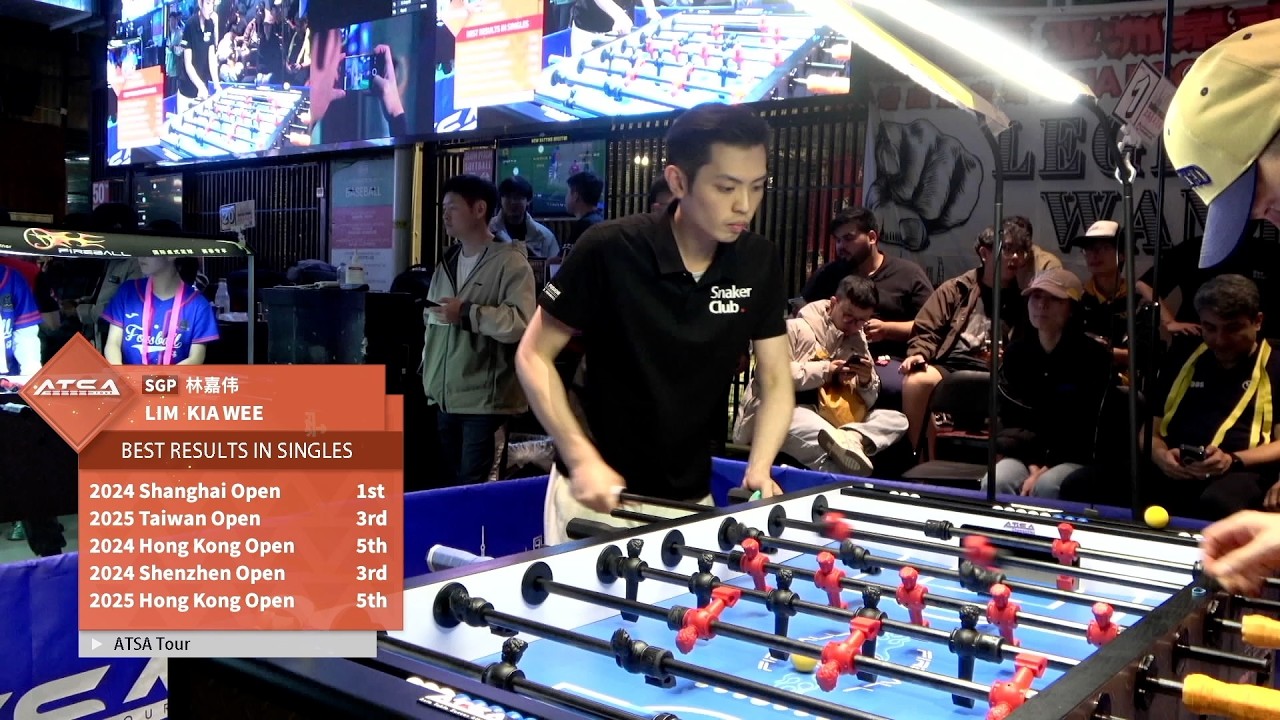 Kia Wee Lim VS Johan Hannerstal | OS 8 | 2025 Asia Foosball ...