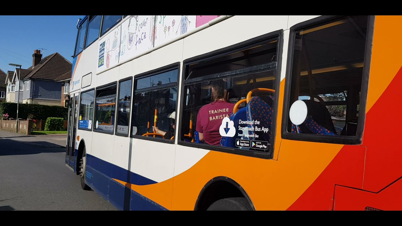 Here is the stagecoach bus 18187 on the number 1 in Guildford - YouTube