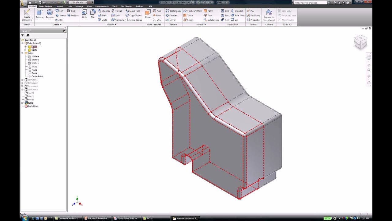Converting a Solid Part to an Assembly - YouTube