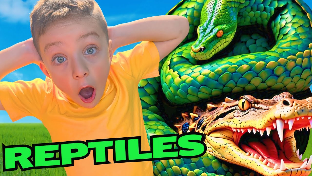 Learn All About Reptiles 🐊 Amazing Encounter with Reptiles 🐍 ...