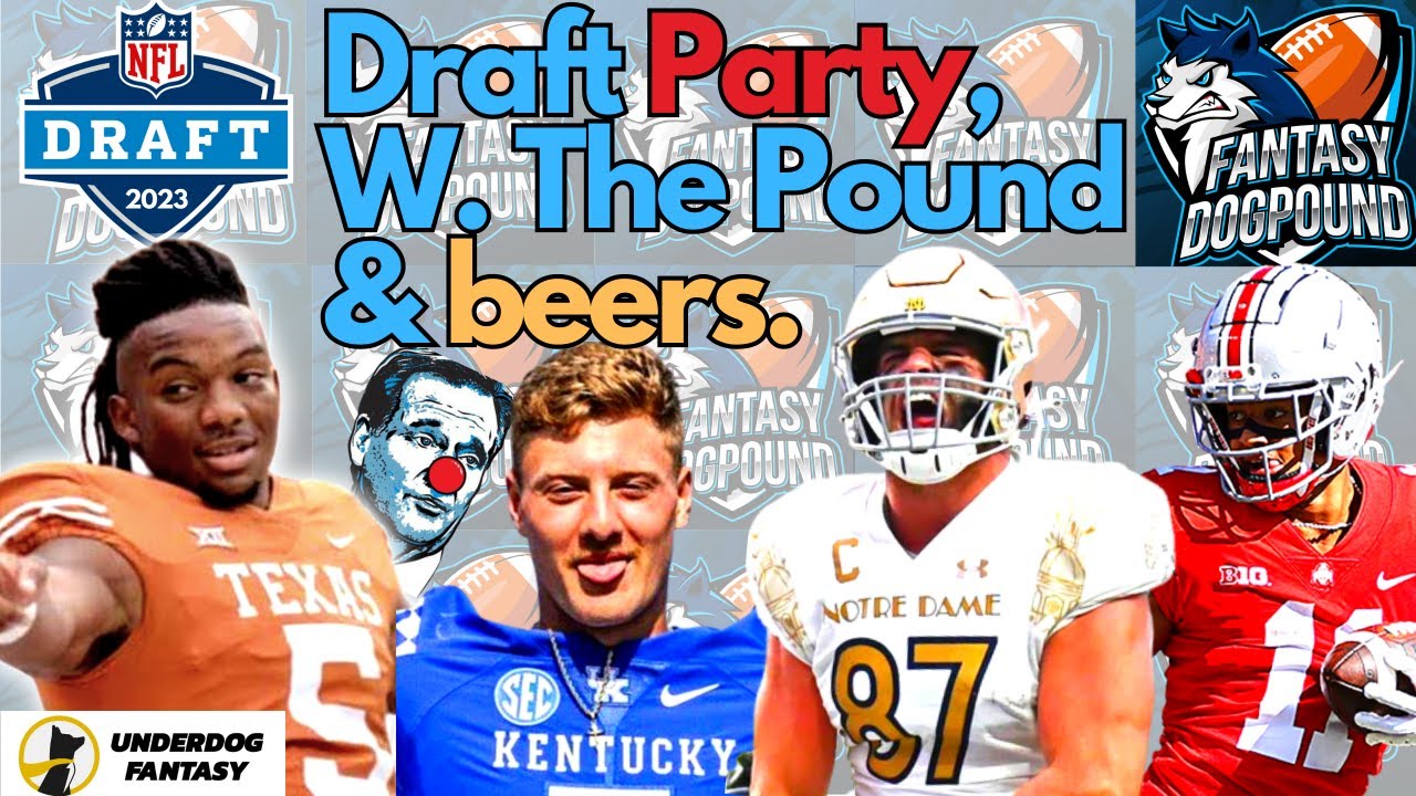 Round 1 NFL Draft Party w. Best Ball Implications - YouTube