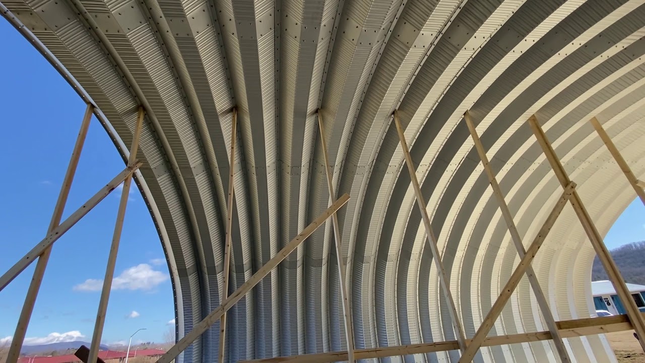 SteelMaster Quonset Hut Workshop Build: Progress Video 2 - YouTube