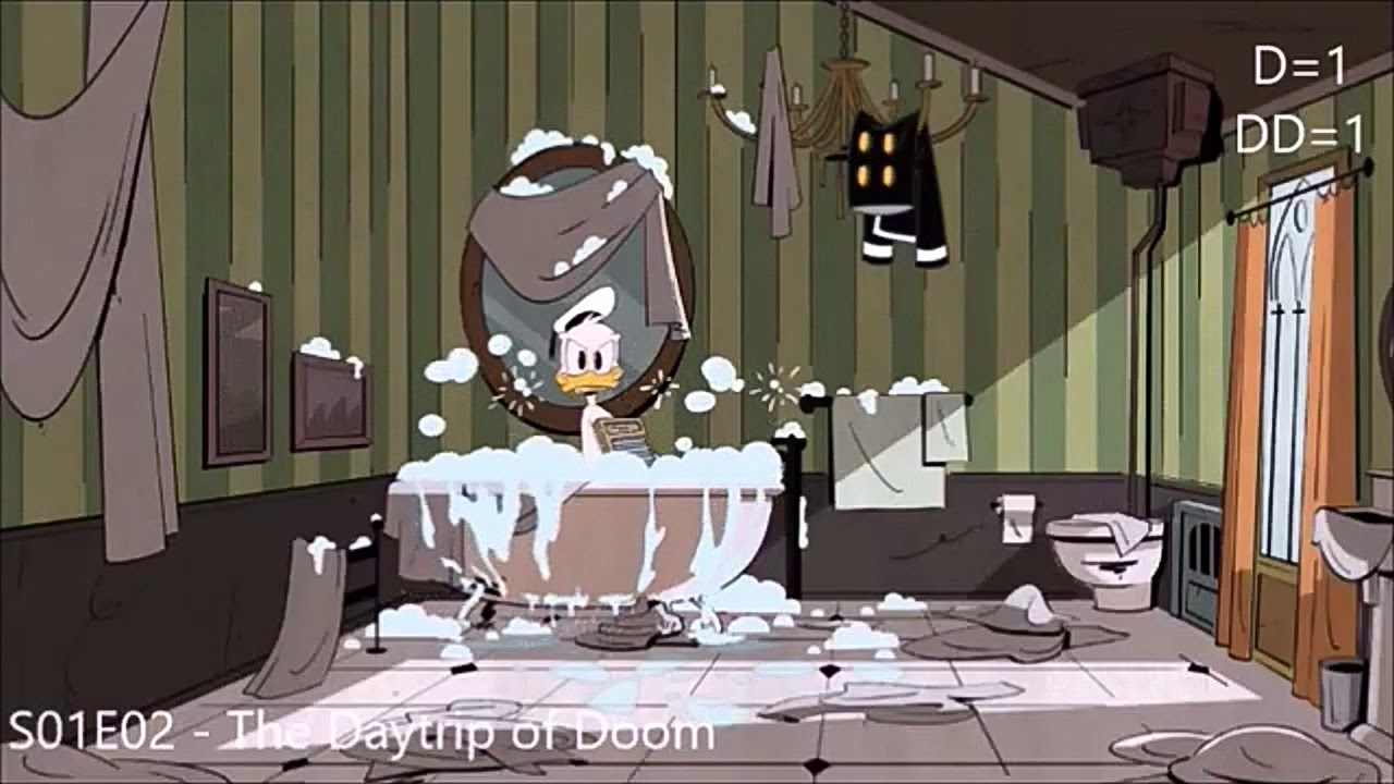 Ducktales donald in the bath - YouTube