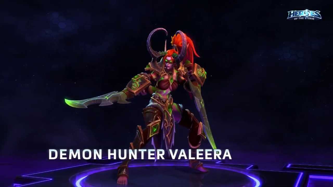 Demon Hunter Valeera - Heroes of the Storm - New Skin & Hero - YouTube