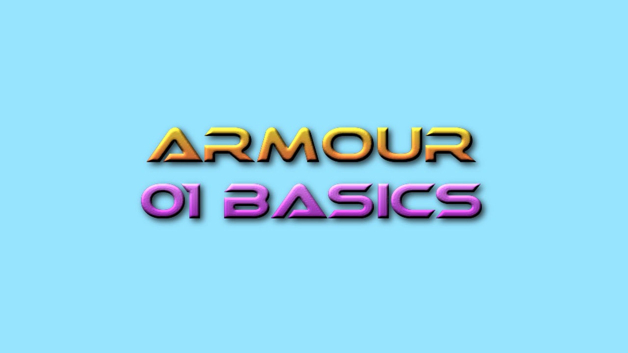 Game Design Tutor Armour 1: Basics - YouTube