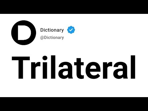 Trilateral Meaning In English - YouTube