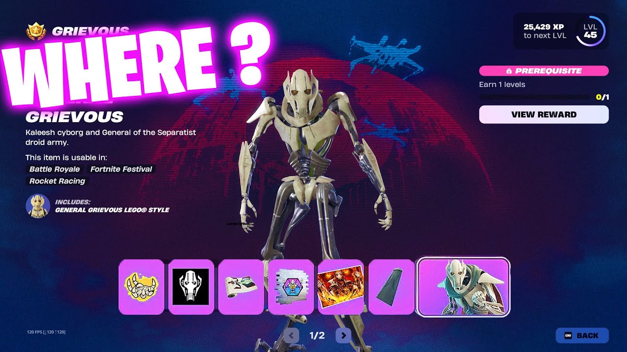 Where And How To get General Grievous Skin in Today Star Wars Update ...