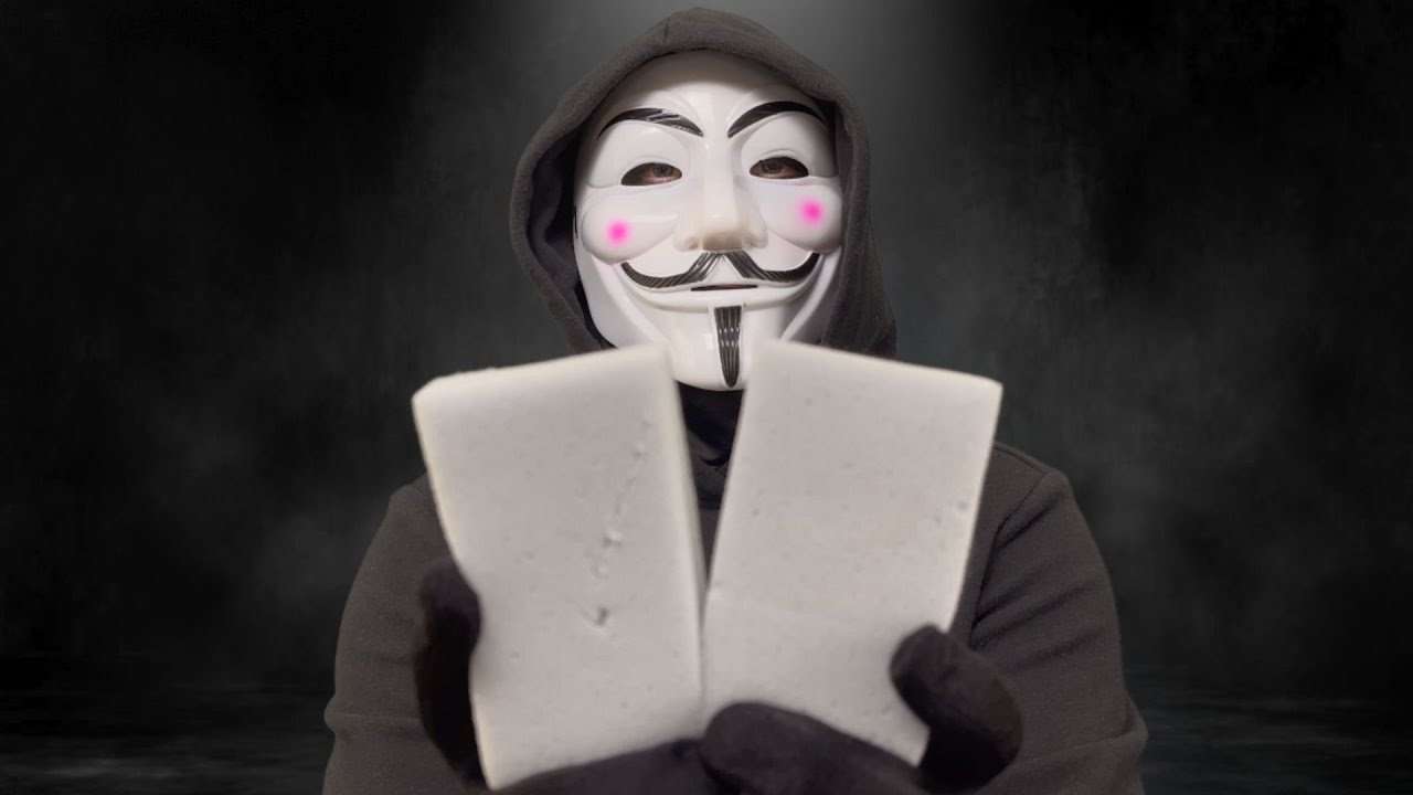 Anonymous ASMR | Mic brushing ASMR with foam | No Talking - YouTube