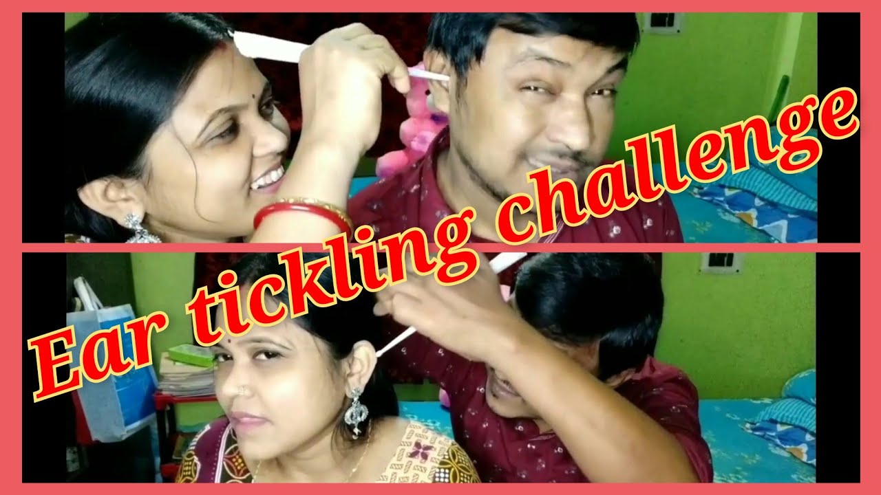 #Ear tickling challenge - YouTube