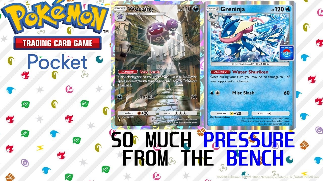 GRENINJA with WEEZING is so much PRESSURE! Snipe from the Bench with ...
