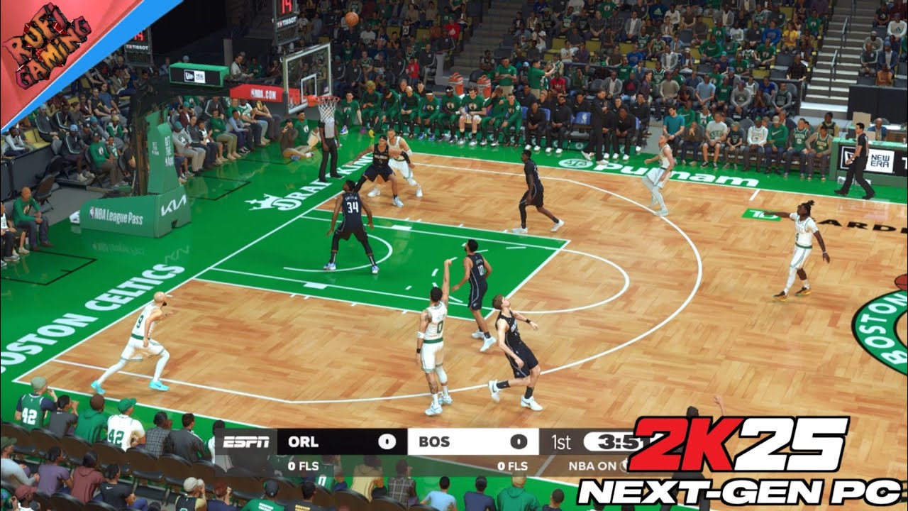 CELTICS Realistic Graphics Gameplay | NBA 2K25 PC MOD | RESHADE (WIP ...