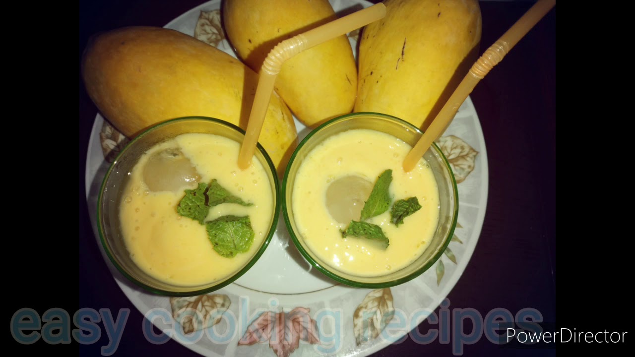 Only 2 minutes mango juice recipe| easy cooking recipes - YouTube