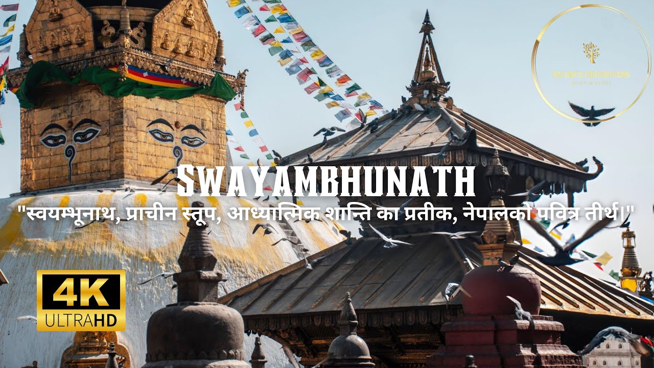 Bird-eye view of Swayambhu in 4K Hd. #swayambhunath - YouTube