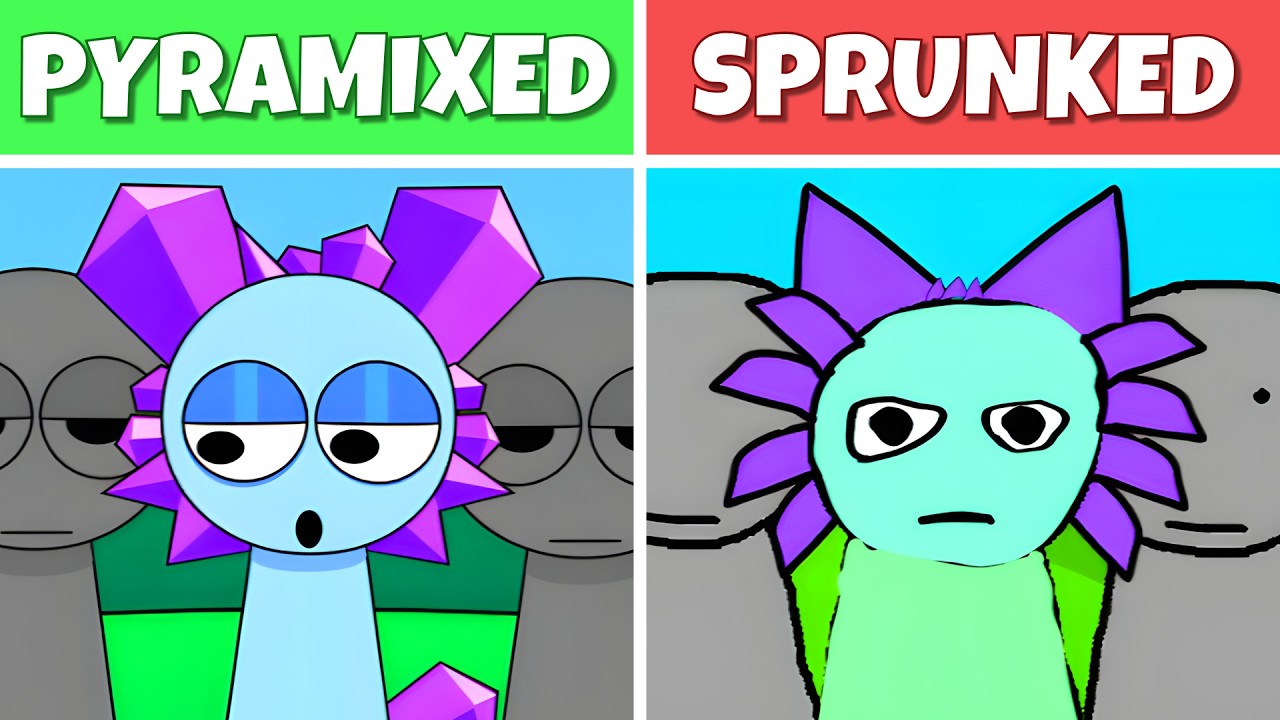Incredibox Sprunki - Pyramixed But New Sprunked | Normal vs Horror ...