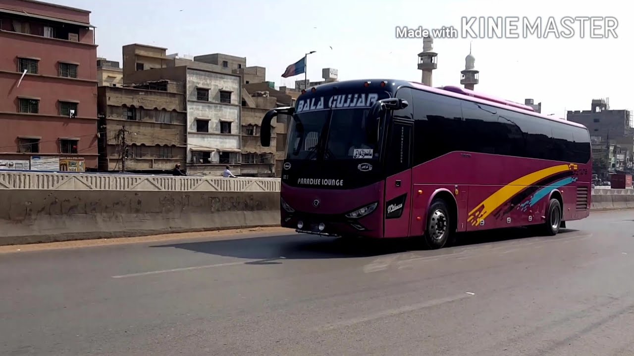 Pakistani bus bala gujjar new modal 2020 karachi to mansehra - YouTube