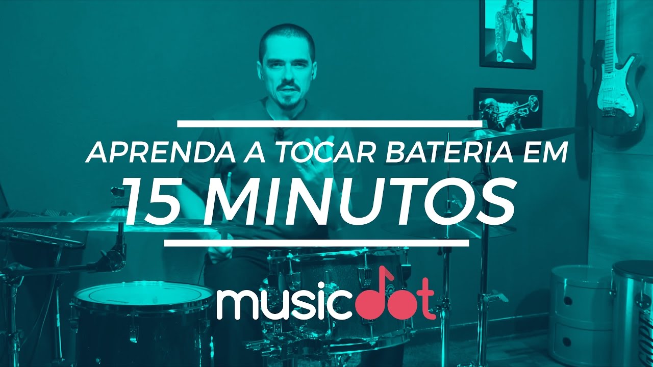 Toque bateria em 18 minutos! (Aula de bateria para iniciantes) - YouTube