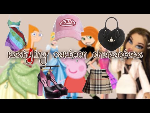 Restyling Cartoon Characters - YouTube