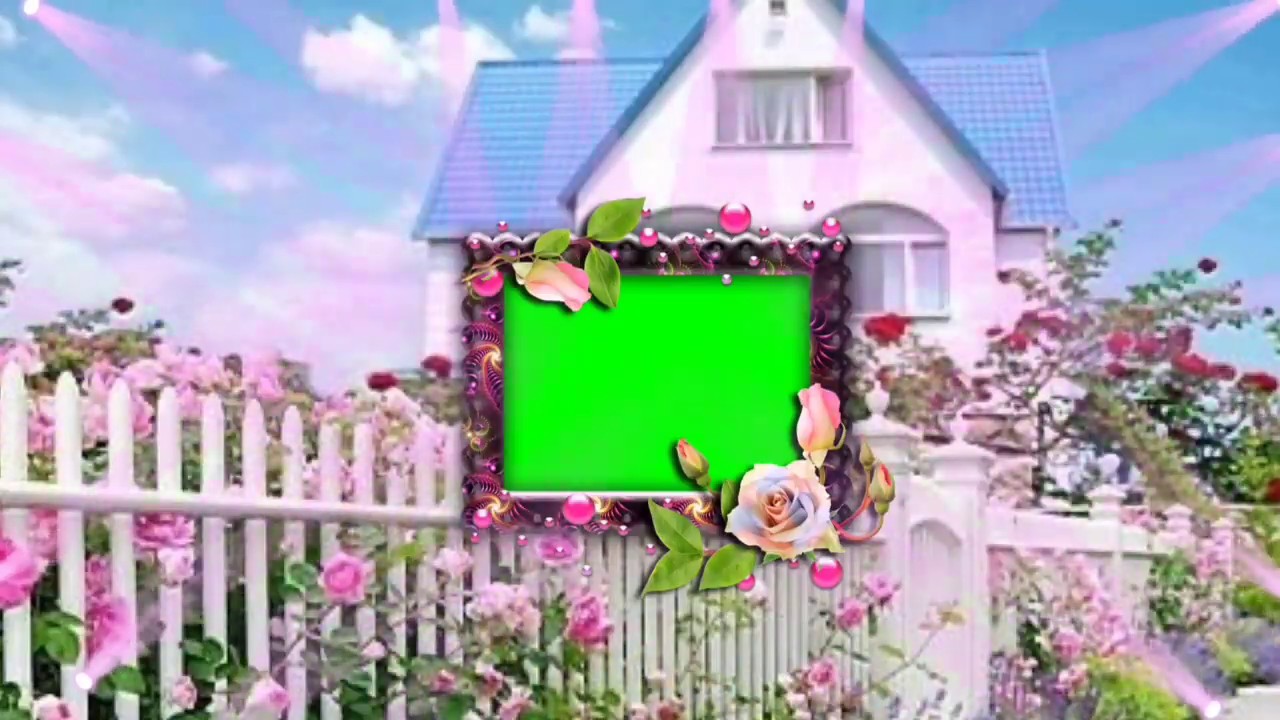 Super home background with green screen Photo frame effects HD video ...