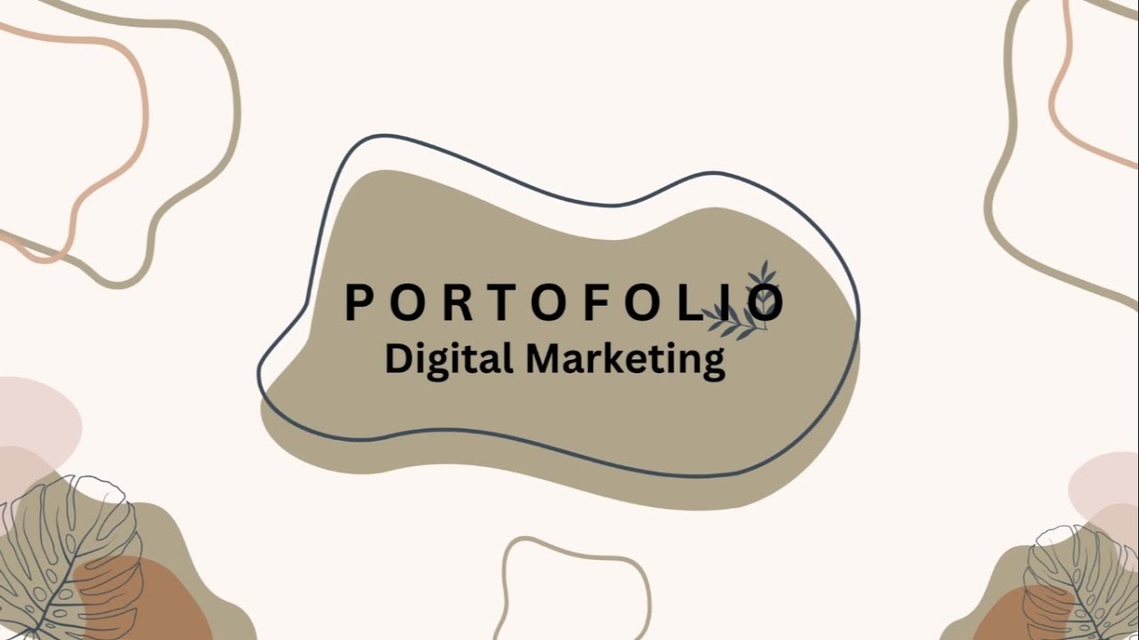 Cara membuat Portofolio Digital Marketing #portofolio #digitalmarketing ...